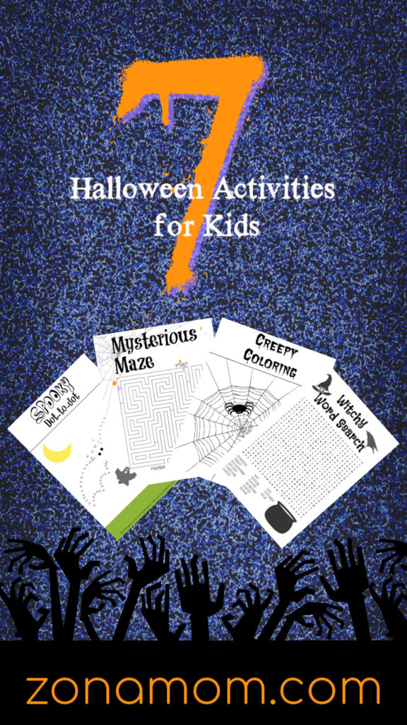 7 Free Printable Halloween Activities for Kids - ZonaMom