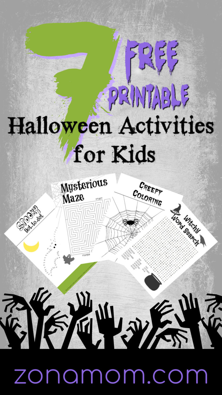 7 Free Printable Halloween Activities for Kids - ZonaMom