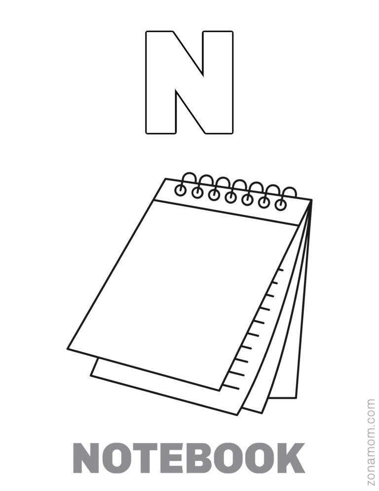 FREE Printable Alphabet Coloring Pages - ZonaMom